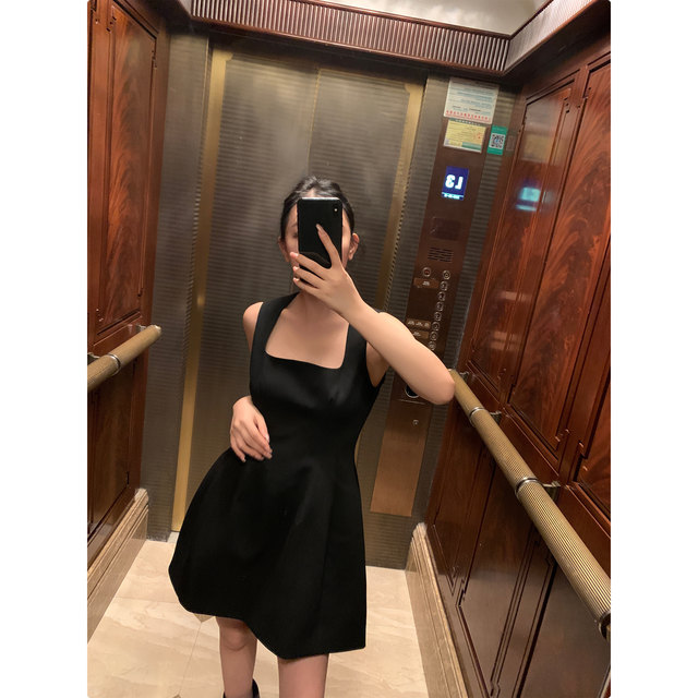 MAS MASH high -definition dress new black temperament wool tr suit ...