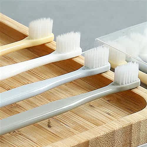 Japanese bamboo charcoal st bristle small head toothbrush 4p