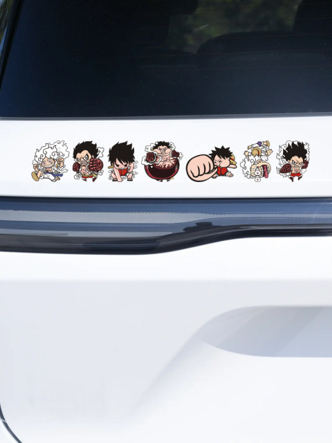 Reverse car sticker One Piece Decoration Piece Nika -Lun Rufu Patch ...