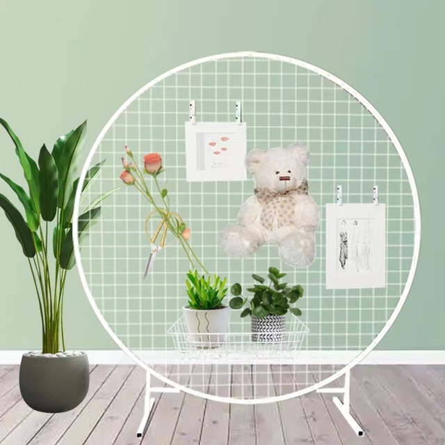 Iron grid folding display rack kindergarten art area works calligraphy ...