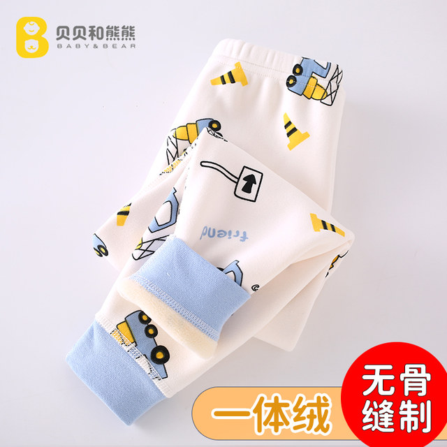 Boys' velvet pants, German velvet autumn and winter children's warm ...