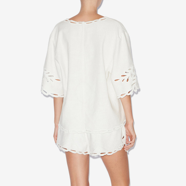 MARANT ETOILE2025 Spring and Summer New SHANA French Hollow Embroidered ...