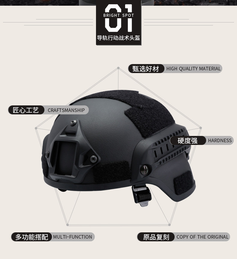 Tactical soldier mich2000 outdoor sports helmet | Tactical soldier