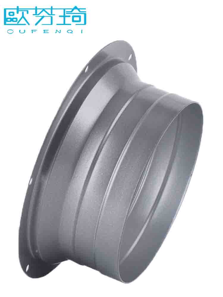 Oufenqi Cast Iron Air Duct Flange - 75mm Circular Outlet Connector