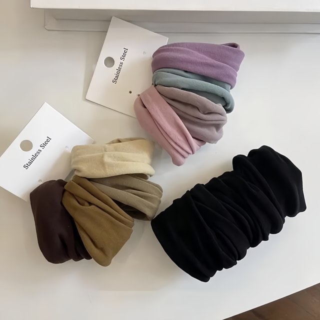 High-elastic seamless facial mask, muscle hair band, high ponytail, non ...