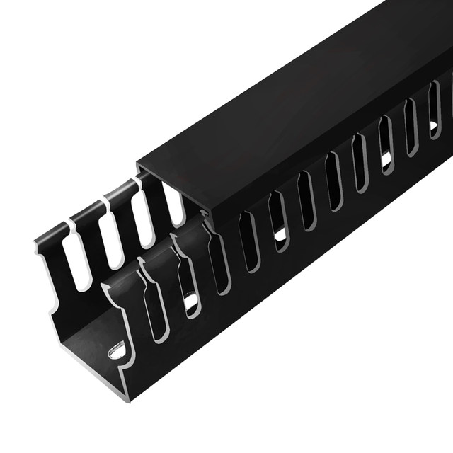 PVC industrial cable management trough, power cabinet, distribution box ...