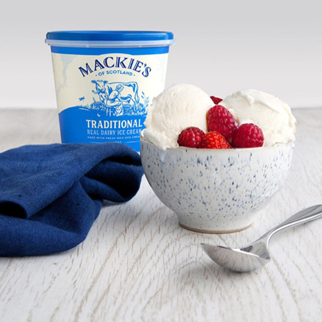 British imported mackie's thick milk ice cream 1L barrel chocolate ...