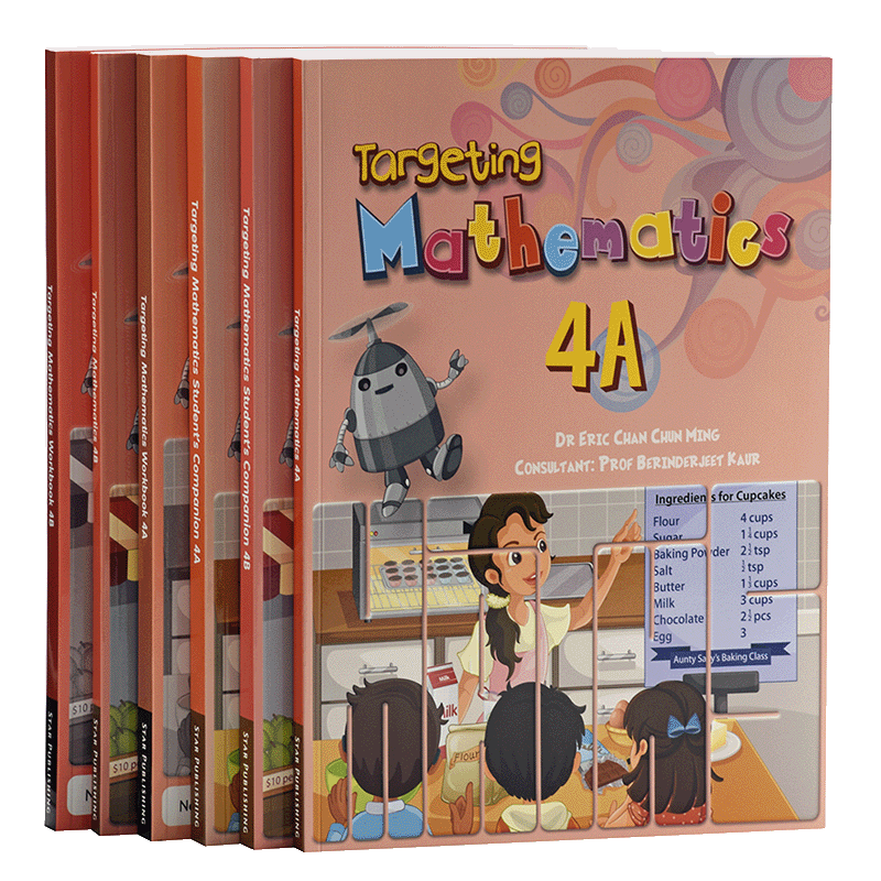 Original Singapore Mathematics Textbook Targeting Mathematics 4A/4B ...