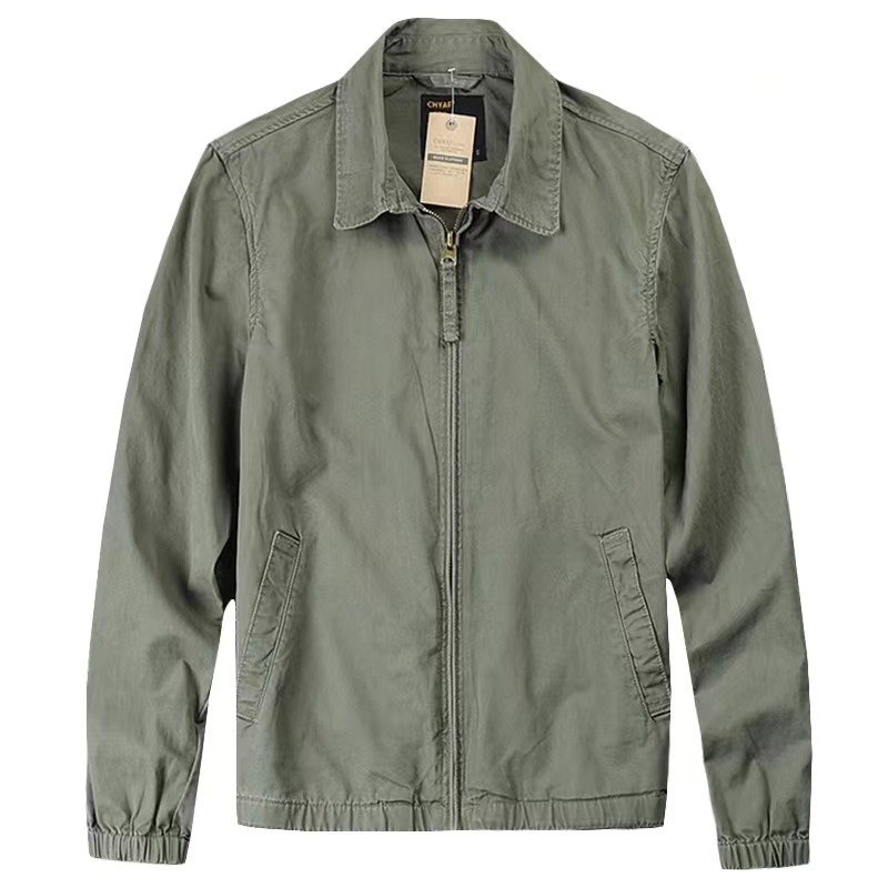 Autumn and winter American retro overalls jacket men's loose large size ...