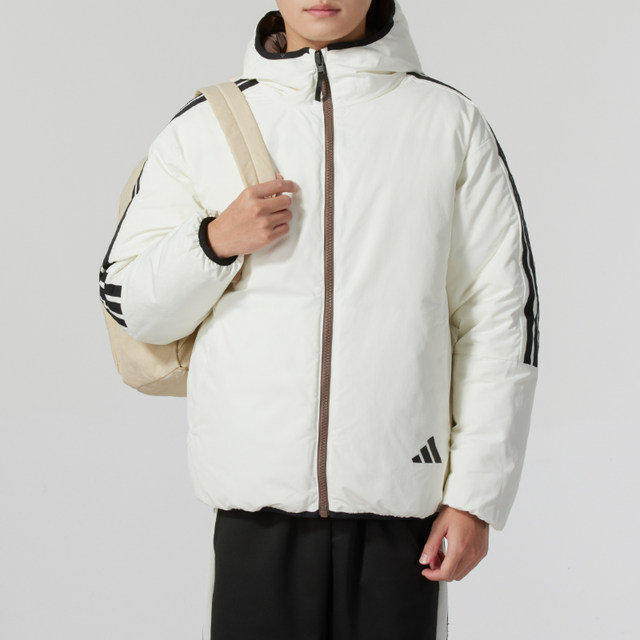 Adidas Men's 2024 winter new double -sided two -sided windproof warm ...