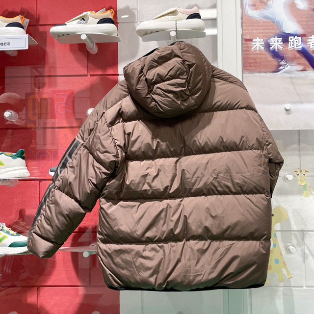 Adidas Men's 2024 Winter double -sided wear thickened and warm casual ...