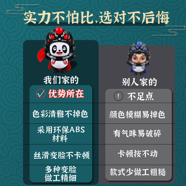 Genuine face-changing Sichuan Opera dolls, national trend, Sichuan ...