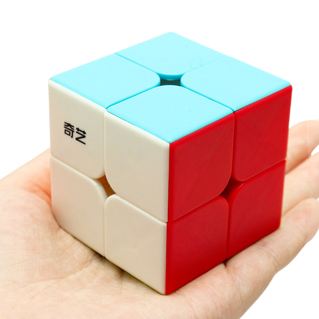 Qiyi solid color second-order Rubik's cube non-sticker three-smooth ...