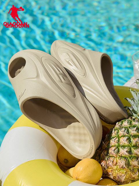 FE slippers Jordan sandals 2025 summer anti-slip outdoor soft sole ...