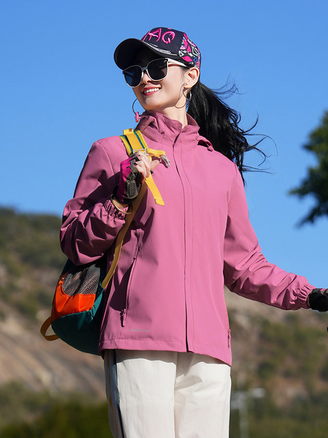 Spring women's new spring jacket windproof waterproof loose casual ...