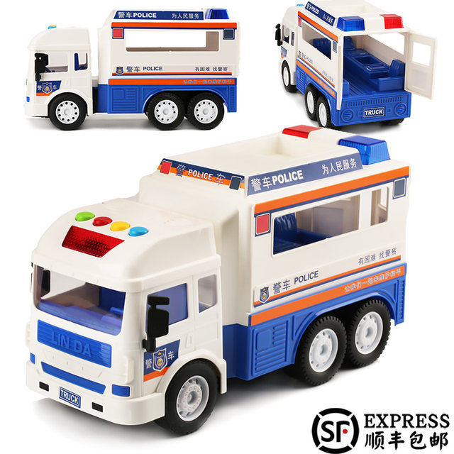 Linda's storytelling children's police car toy simulates police car ...