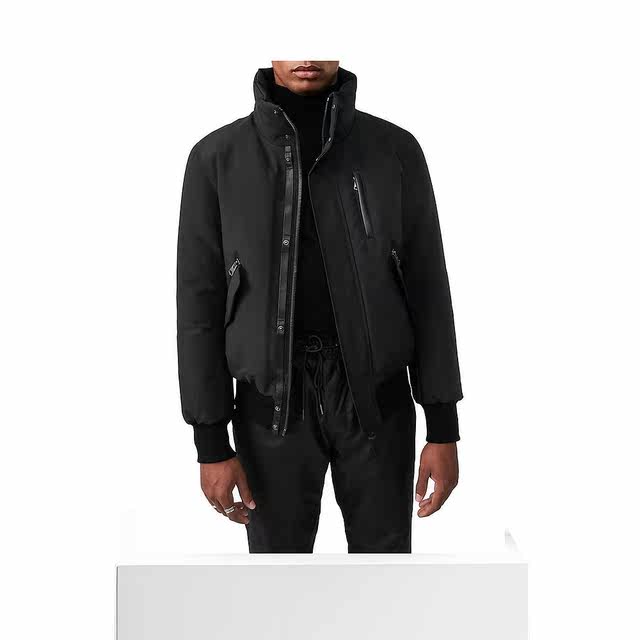 MackageDixon down pilot jacket men's down jacket removable wind
