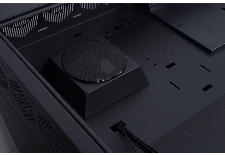 Btooer Computer Case with Integrated Desk - Full Tower Transparent PC Case