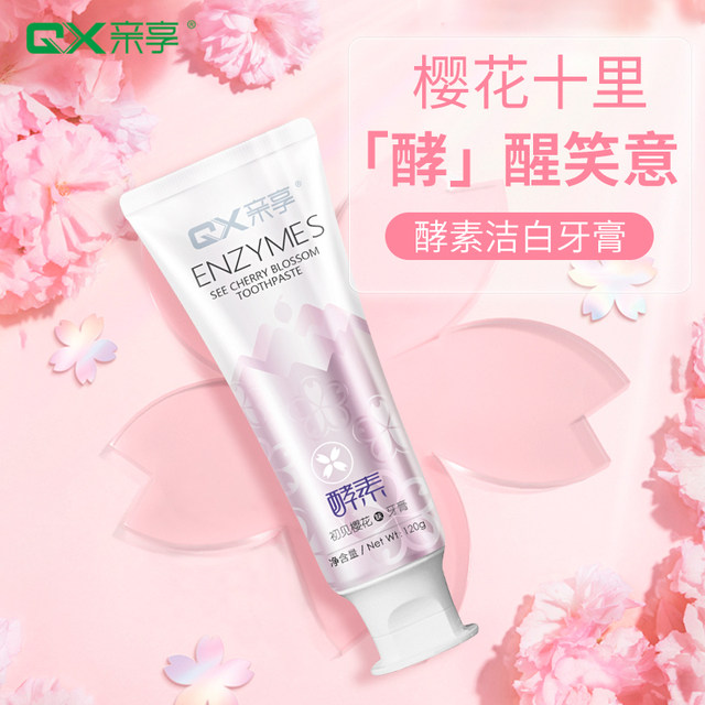 Enzyme toothpaste freshens breath, whitens teeth, reduces smoke stains ...