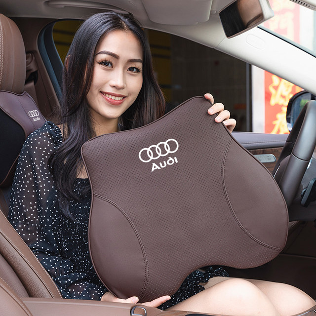 Suitable for Audi A3/A4l/A5/A6/A7 car headrest and neck pillow Q2/Q3/Q5L car interior supplies ...