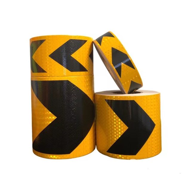 Arrow-guided reflective stickers truck bumper anti-collision strips ...