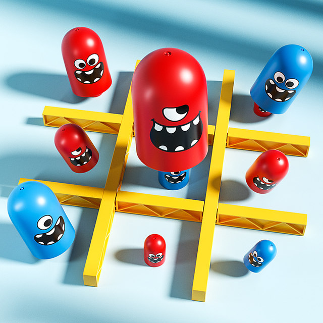 Children's Tic Tac Toe Boy Intelligence Parent-child Interactive Fun ...