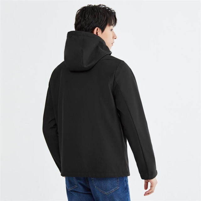 Giordano Jacket Men's Composite Polar Fleece Raglan Sleeve Hooded ...