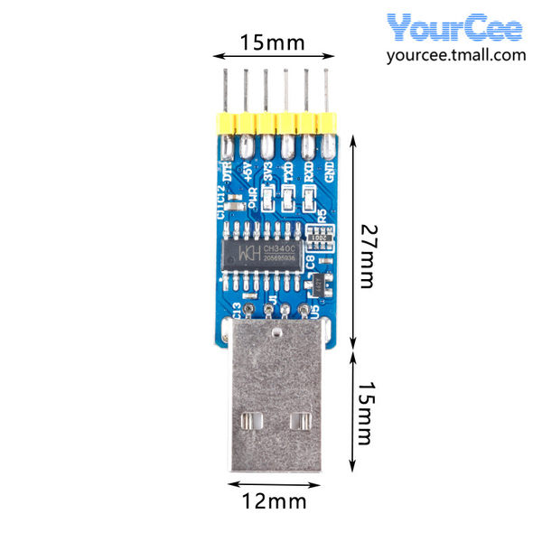 โมดูลการสื่อสารแบบอนุกรมมัลติฟังก์ชั่นสามในหนึ่ง Ch340 Usb เป็น Ttl/rs232/rs485 | คุณซี โมดูลการ ...