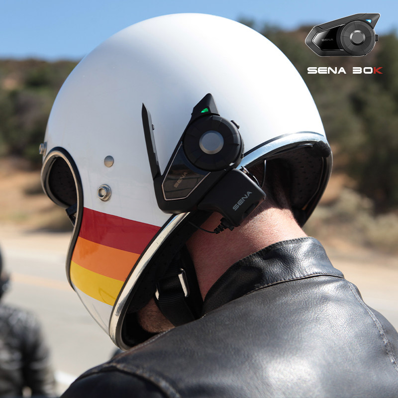 Sena 30K Motorcycle Helmet Bluetooth Headset - Integrated Communication System