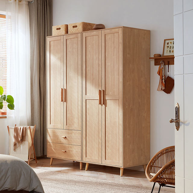 Home log color two wardrobes bedroom houseward wardrobe storage cabinet ...