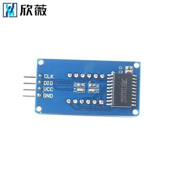 4-Digit Digital Tube Display Module - TM1637 Driver Electronic Building ...