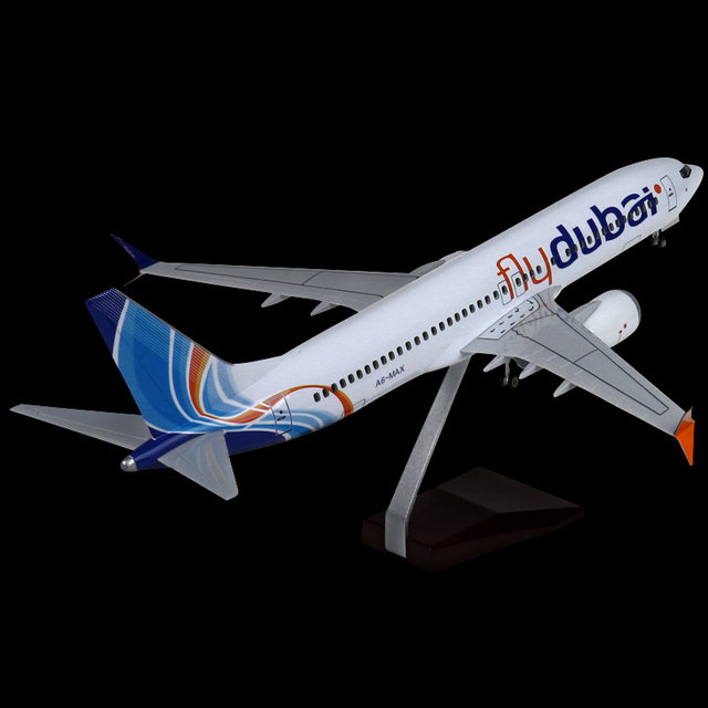 47cm civil aviation aircraft assembly model 737max8 aircraft with ...