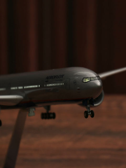 47 cm passenger aircraft assembly model Boeing 777 Russian aviation ...