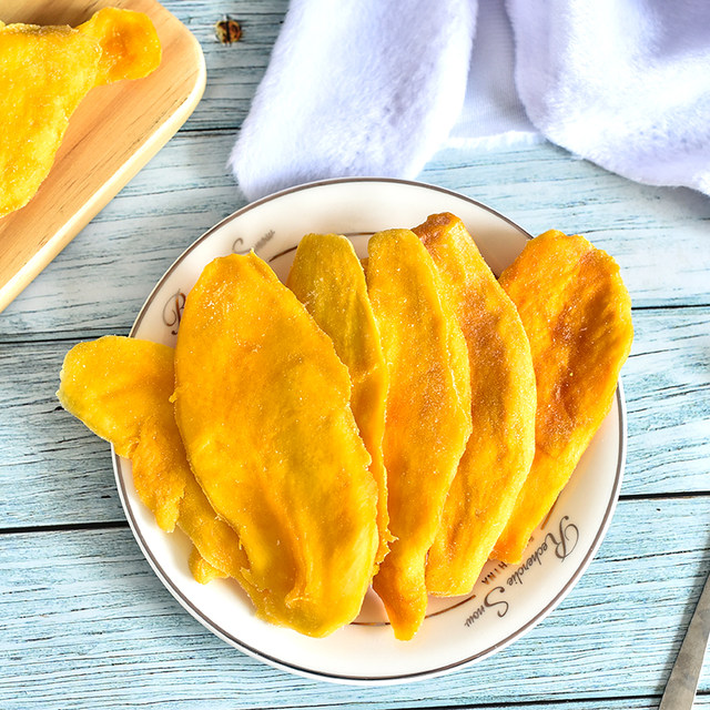 Guoran Pie Dried Mango Wholesale Small Bag Mango Slices Fresh Raw Cut ...