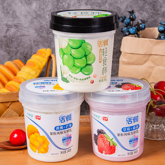 New Hope Live Yogurt 340g*6/3 cup low temperature large fruit flavor ...