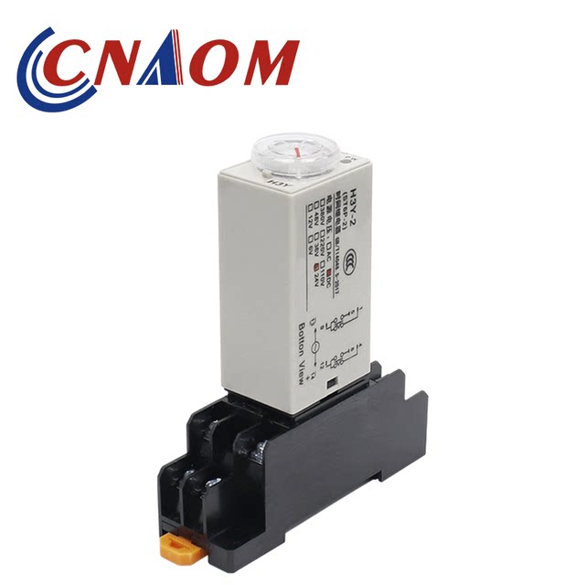 Delayed time relay H3Y-2 small 8-pin DC24VAC220V AC Exchange Terminal ...