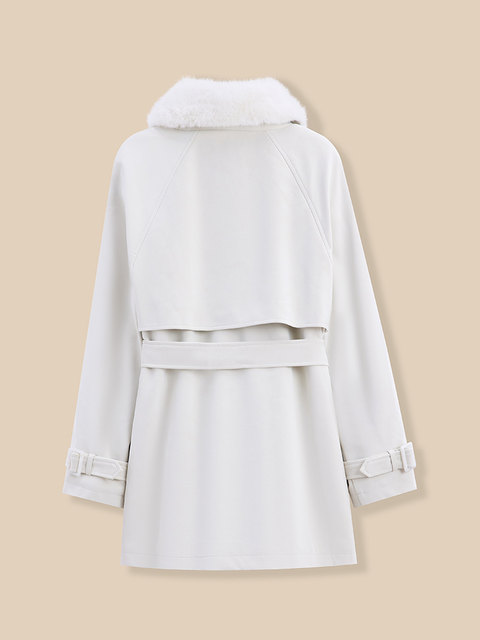 2024 Winter bright noodle leather jacket