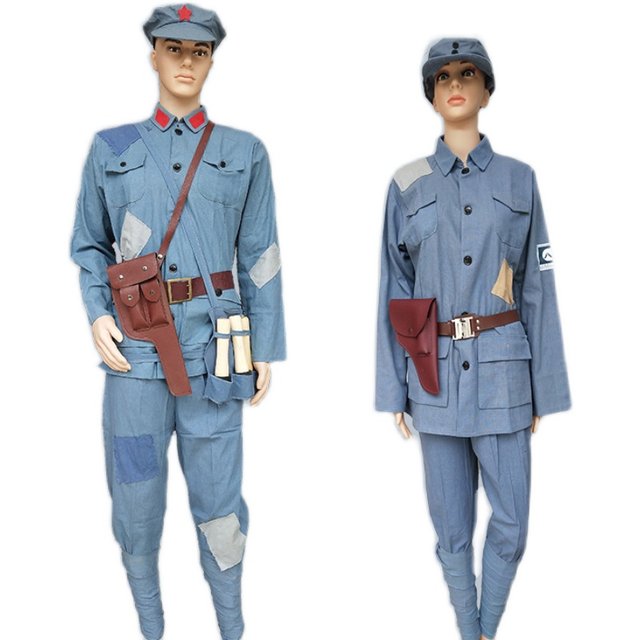 Old Red Army costumes, Eighth Route Army clothes, old Long March Little ...