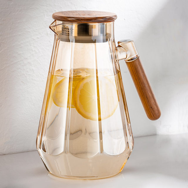 Large -capacity cold pot glass resistant high temperature cold kettle ...