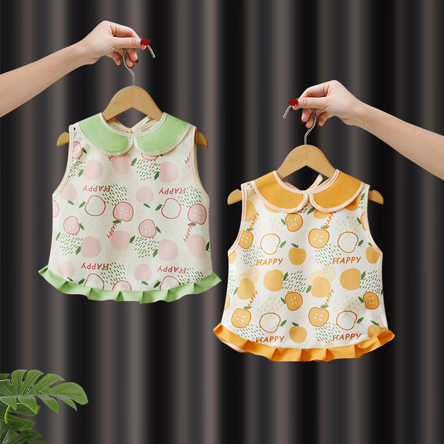 Baby eating bib smock baby food supplement girl children's apron ...