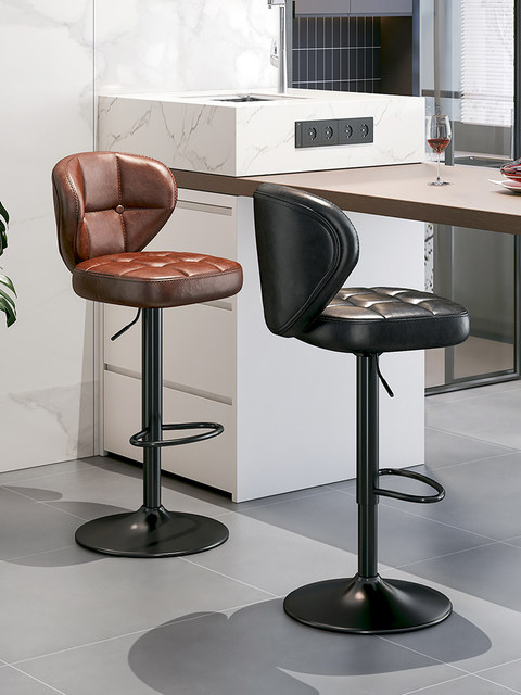 Bar chair lifting chair Household light luxury tall stool island high ...