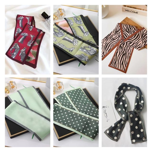 Clearance new sharp corner silk scarf for women spring, autumn and ...