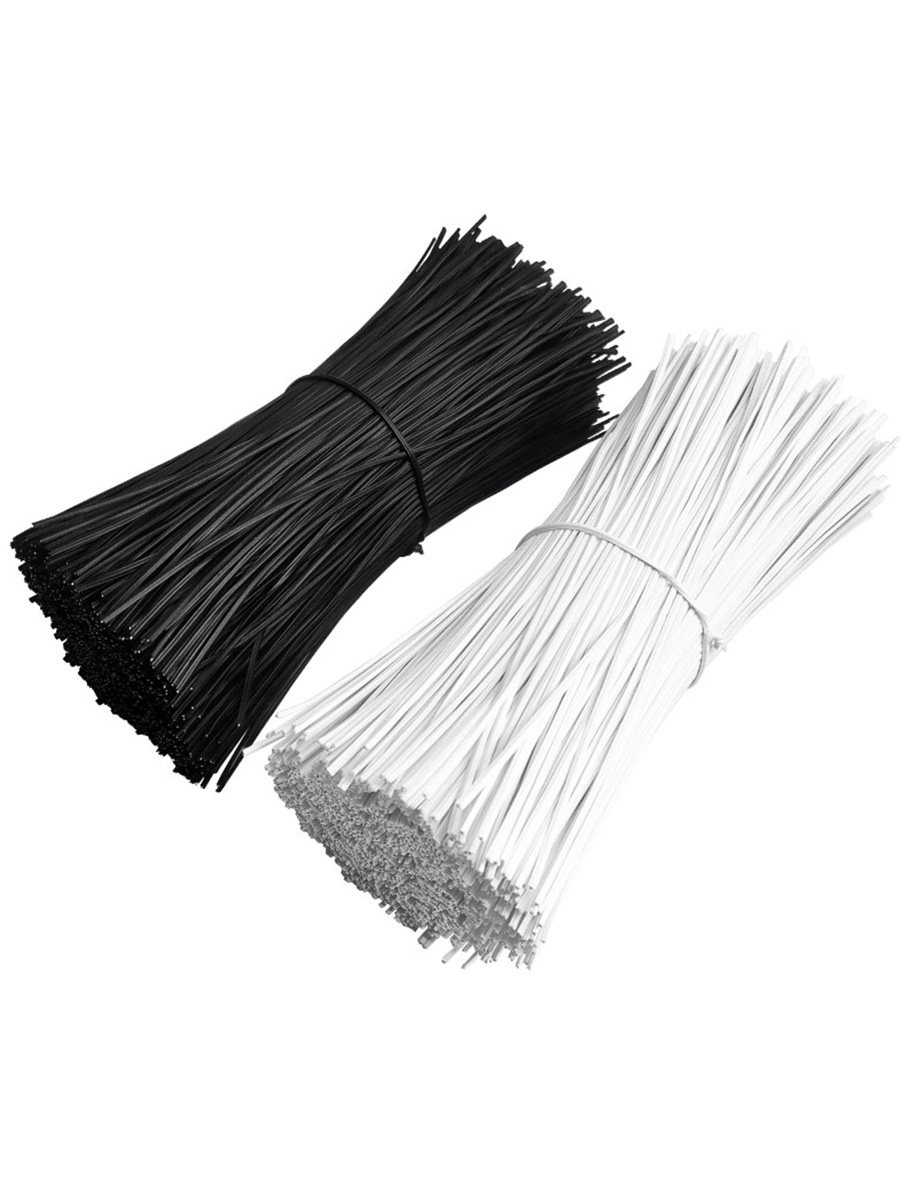 Add Wings Electroplated Iron Tie Wire - 1.5mm White Flat - Garden ...
