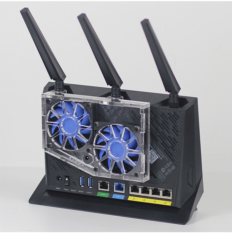 Asus RT-AX86U Router With Cooling Fan - WiFi 6 Radiator Fan | Mute ...