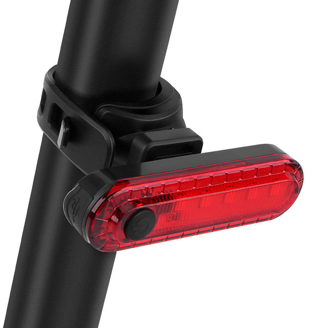Bicycle light tail light mountain bike charging night riding light ...