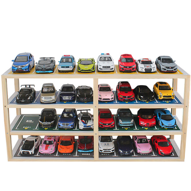 Toy car storage parking lot model garage scene children's toy car ...