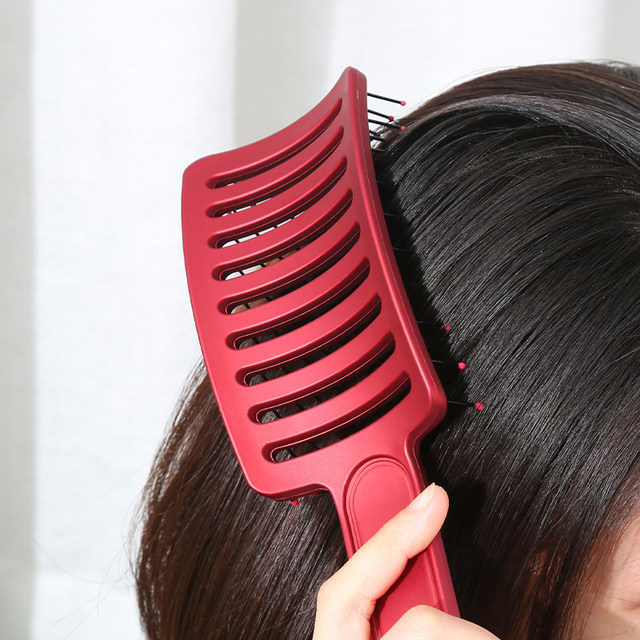 Big rib comb curly hair comb back head fluffy shape artifact airbag ...