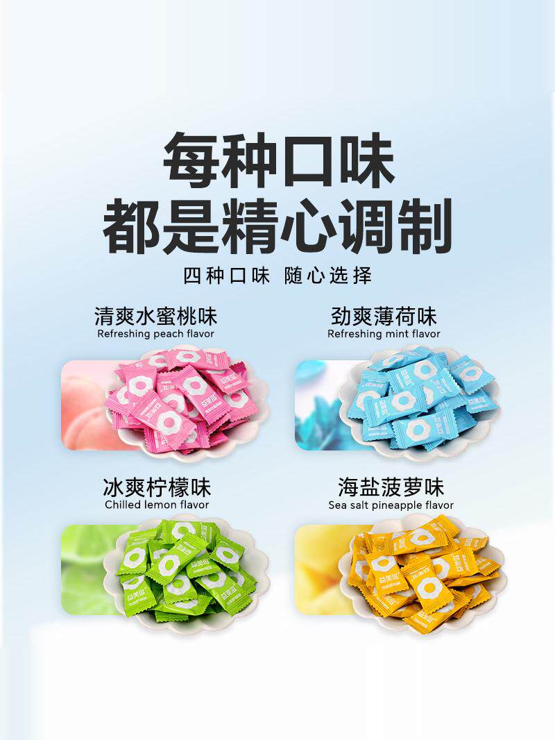 Yimiz Sugar-Free Mint Circle Candy - 500g