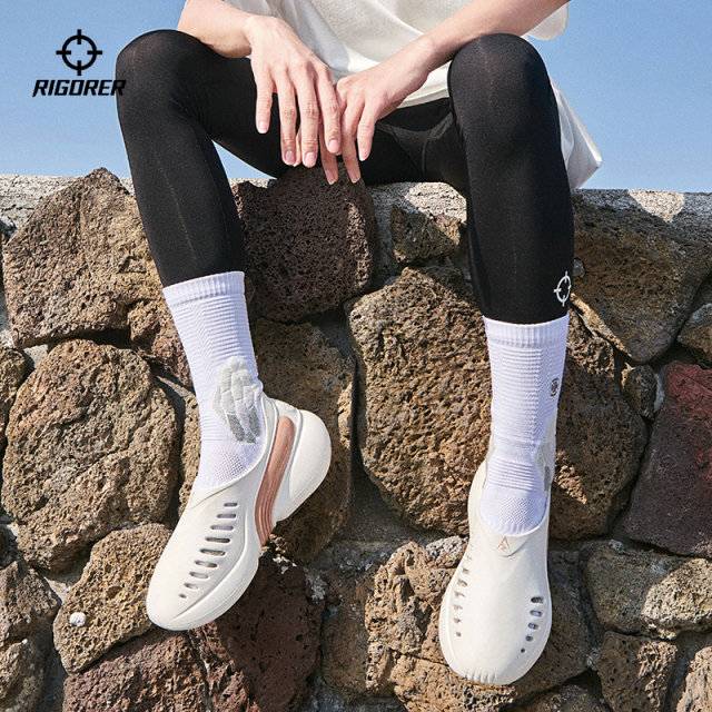 AR丨Reeves hole shoes slippers spring sandals men's shoes couple ...