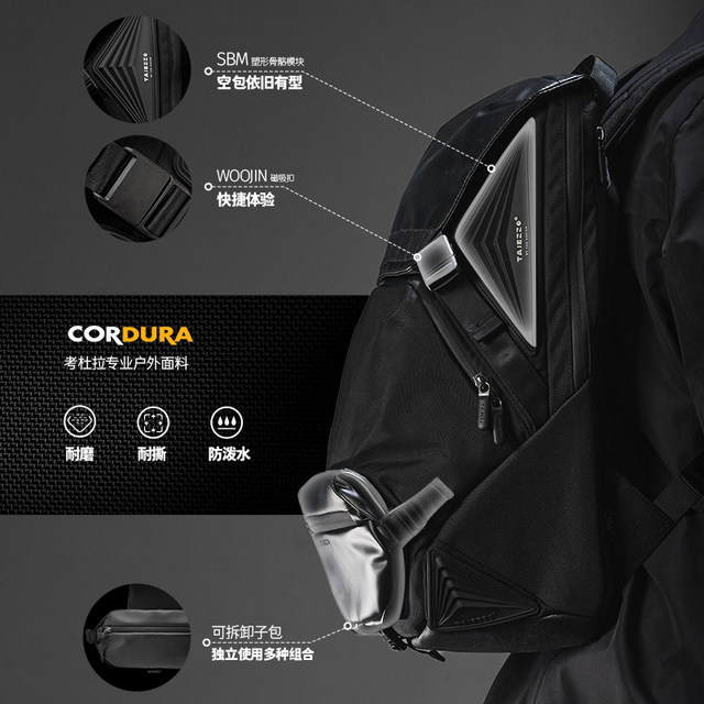 TAJEZZO/Explorer N7 Commuting Travel Backpack Functional Trendy Fitness ...